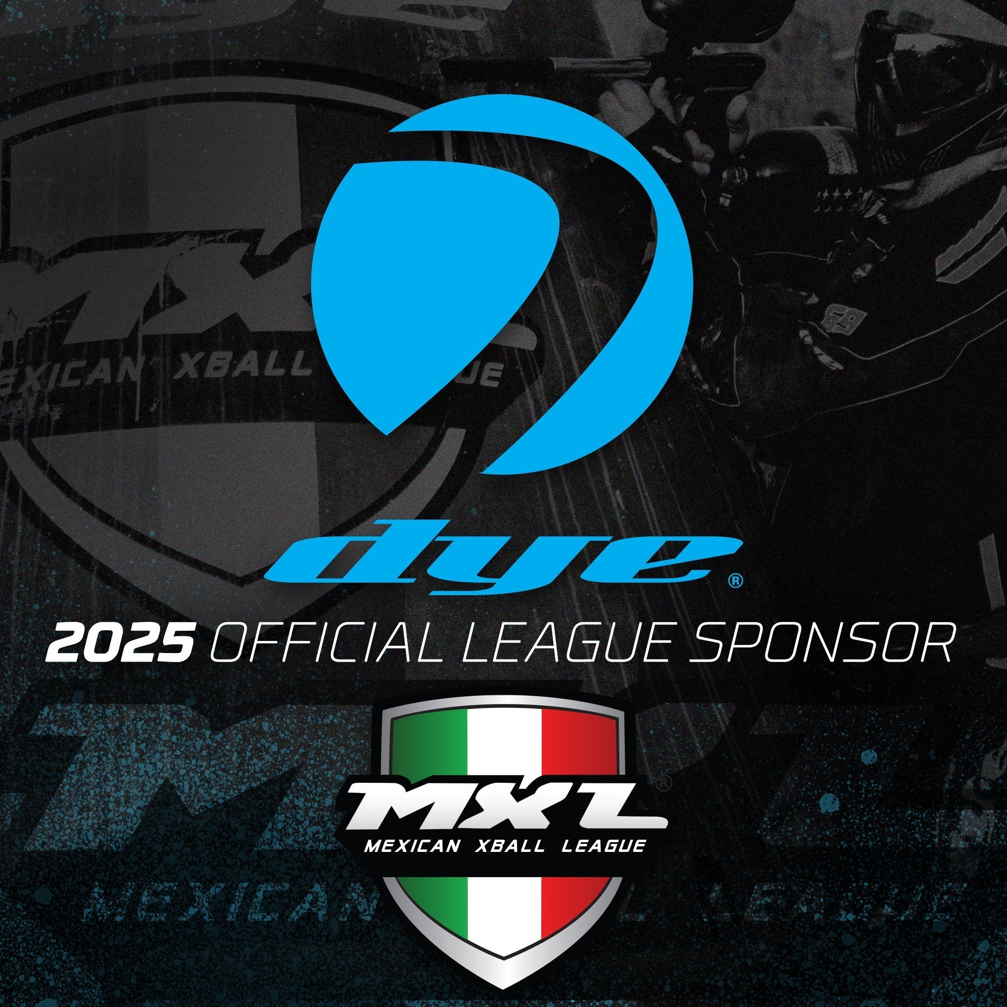 DYE Named Official 2025 MXL Sponsor – DYE Paintball
