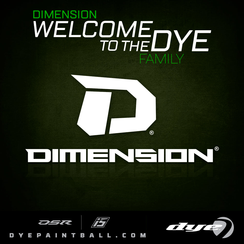 DIMENSION JOINS DYE – DYE Paintball