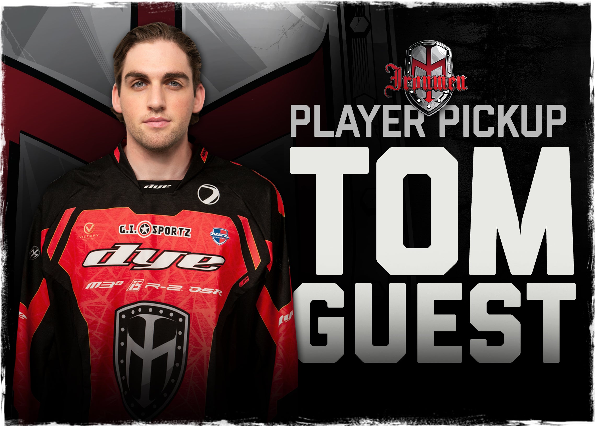 IRONMEN PLAYER PICKUP: TOM GUEST – DYE Paintball