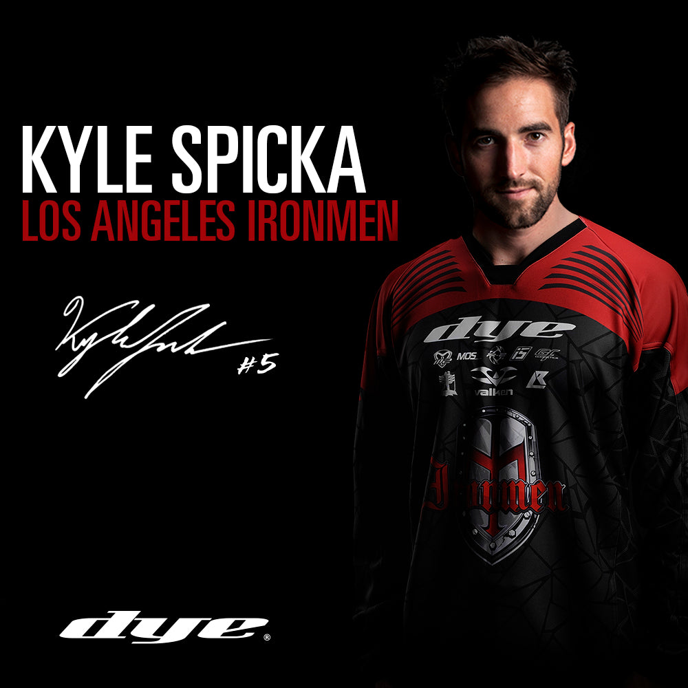 KYLE SPICKA JOINS IRONMEN – DYE Paintball